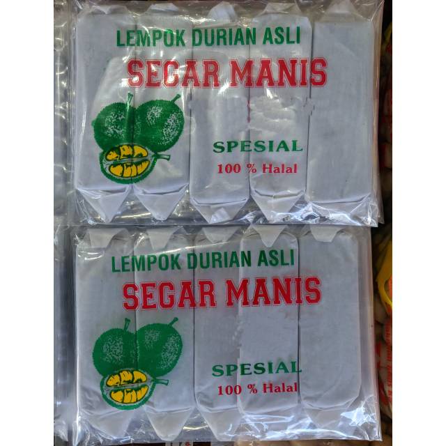Jual DODOL LEMPOK DURIAN / DUREN ASLI KHAS PONTIANAK KEMASAN BESAR 500 ...