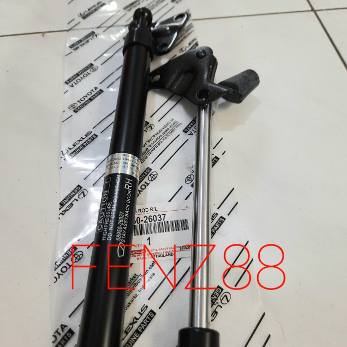 Jual SHOCK BAGASI BELAKANG HIACE COMMUTER STAY BACK DOOR 1SET KIRI ...