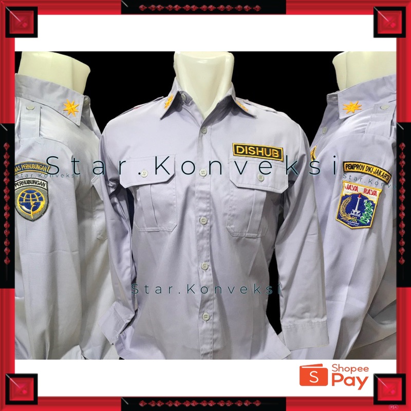 Jual 12.12 SERAGAM SALE / Seragam Kemeja PDH PDL BAJU DISHUB KEMENHUB ...