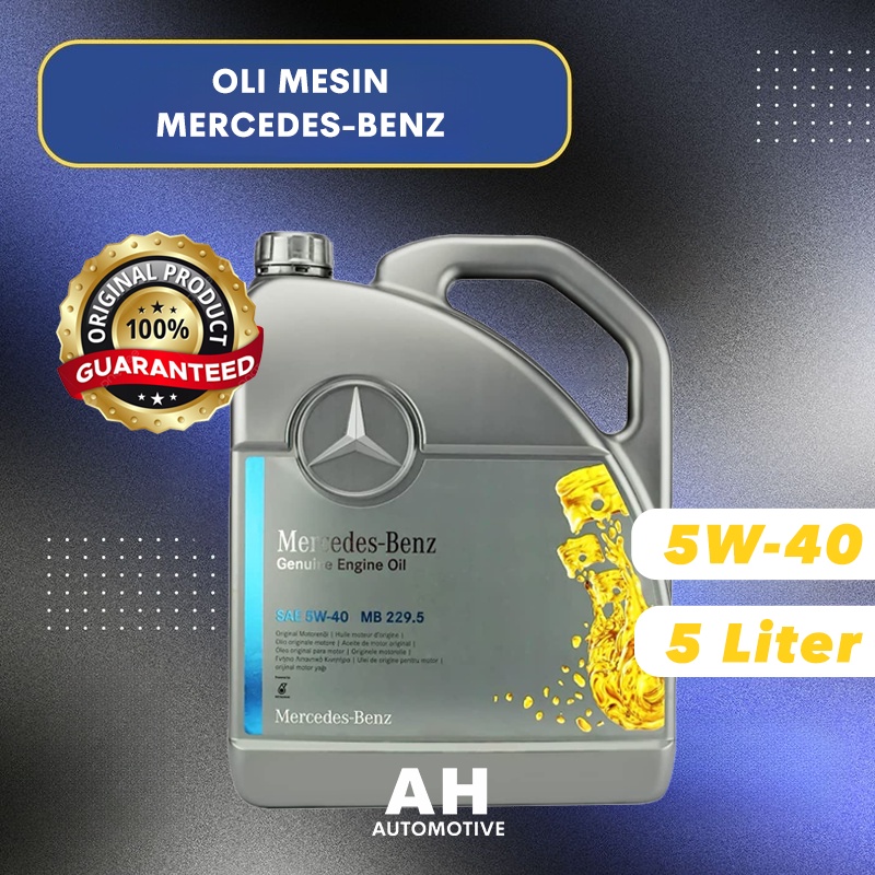 Jual Oli Mesin MB Genuine Mercedes Benz 5W-40 Genuine Engine Oil - MB ...