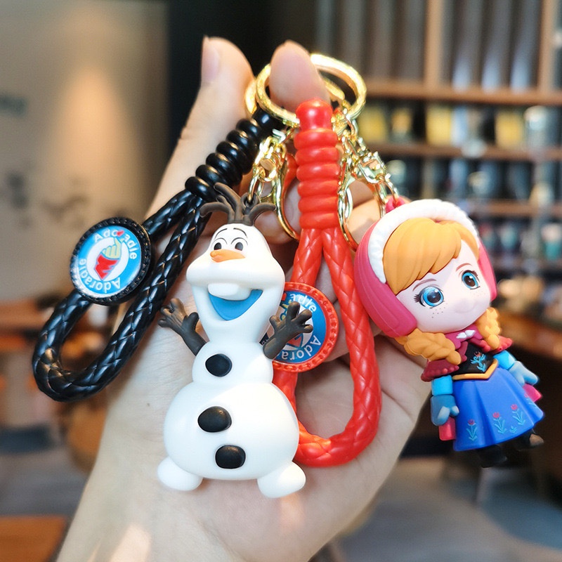 Jual Gantungan Kunci Karakter Frozen Elsa Keychain Olaf Elsa Anna Key ...