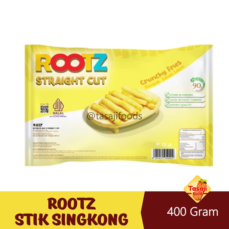 Jual Rootz Stik Singkong 400gr Cassava Crunchy Fries | Shopee Indonesia