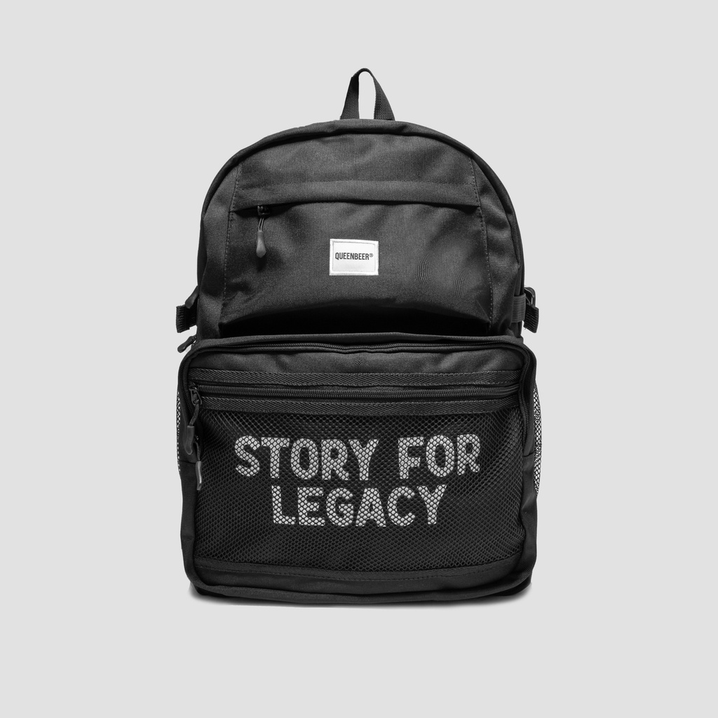Jual QueenBeer - Backpack Clive Black | Shopee Indonesia