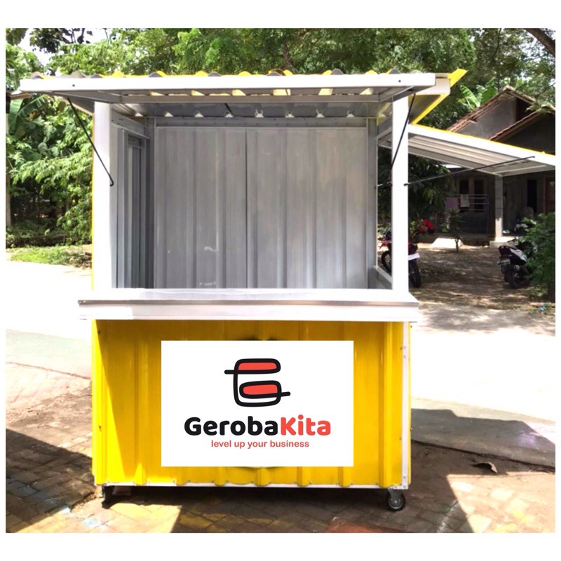 Jual Booth Container 150x100x200 custom roda dan lantai murah | Shopee ...