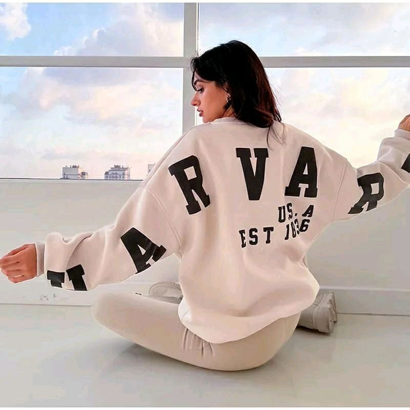 Jual Baju Sweater Kaos Switer Oblong Lengan Panjang Kekinian Fashion ...