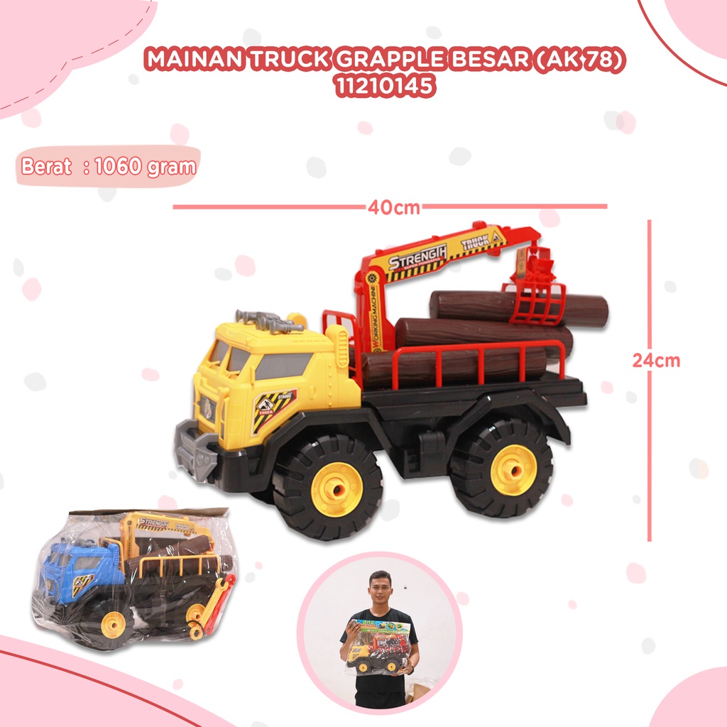Jual Mainan Truk Box Sampah / Truk Derek Truk / Truk Crane / Dump Truck ...