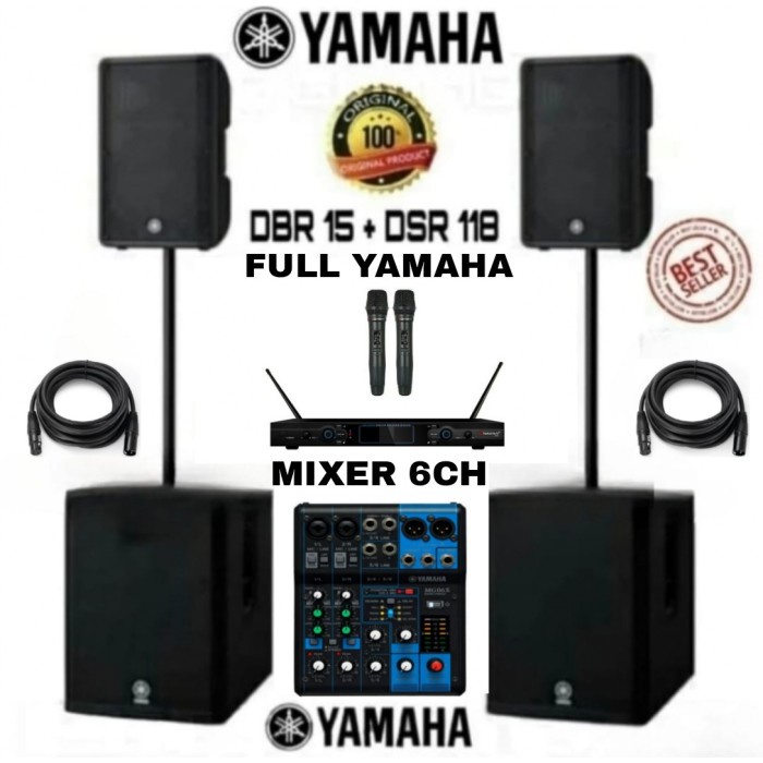 Jual DISTRIBUTOR PAKET SOUND SYSTEM SPEAKER YAMAHA DBR 15 AKTIF INDOR ...