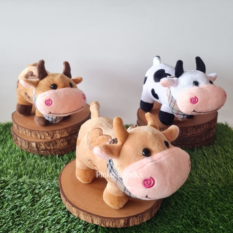 Jual Boneka Binatang Sapi Cow Hewan Ternak Mainan Anak Lucu Bagus Mewah ...