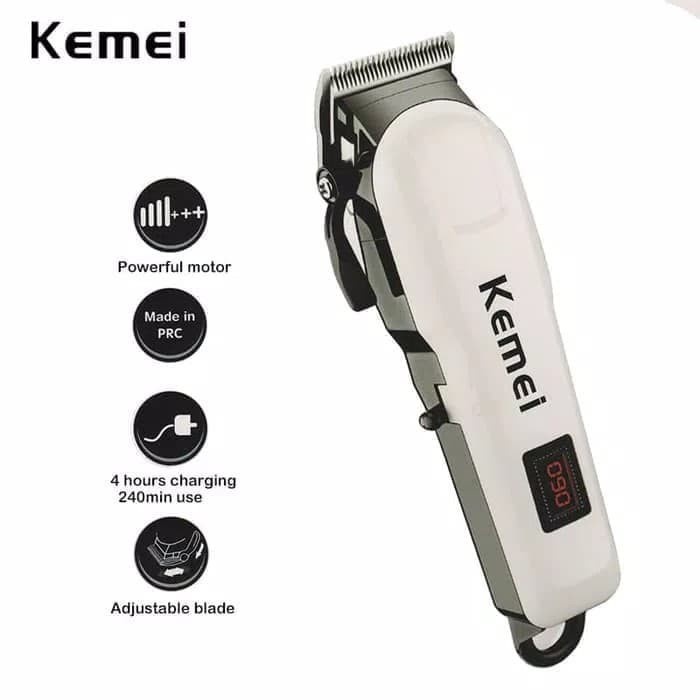 Jual Hair Clipper Kemei KM-809A Alat Mesin Cukur Rambut/alat potong rambut Perawatan Pria ...