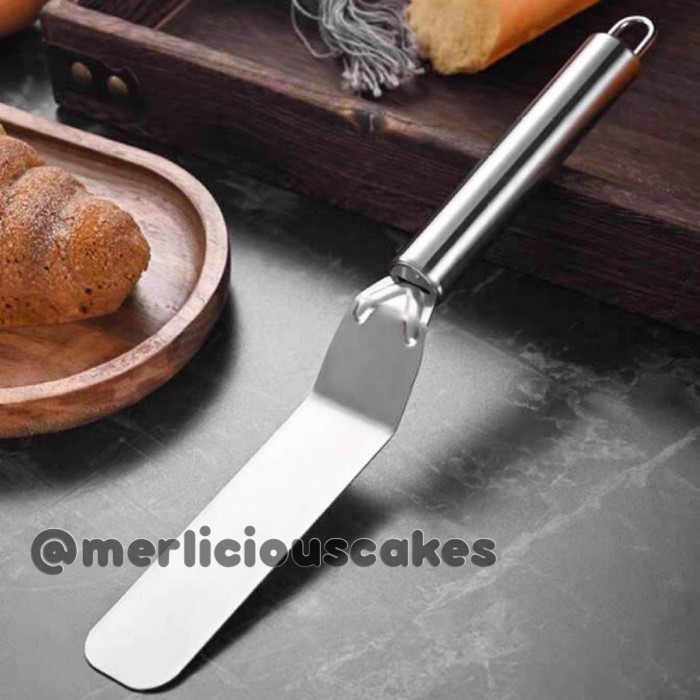Jual 6 Inch Straight End Angled Spatula Palette Knife Cake Kue | Shopee ...