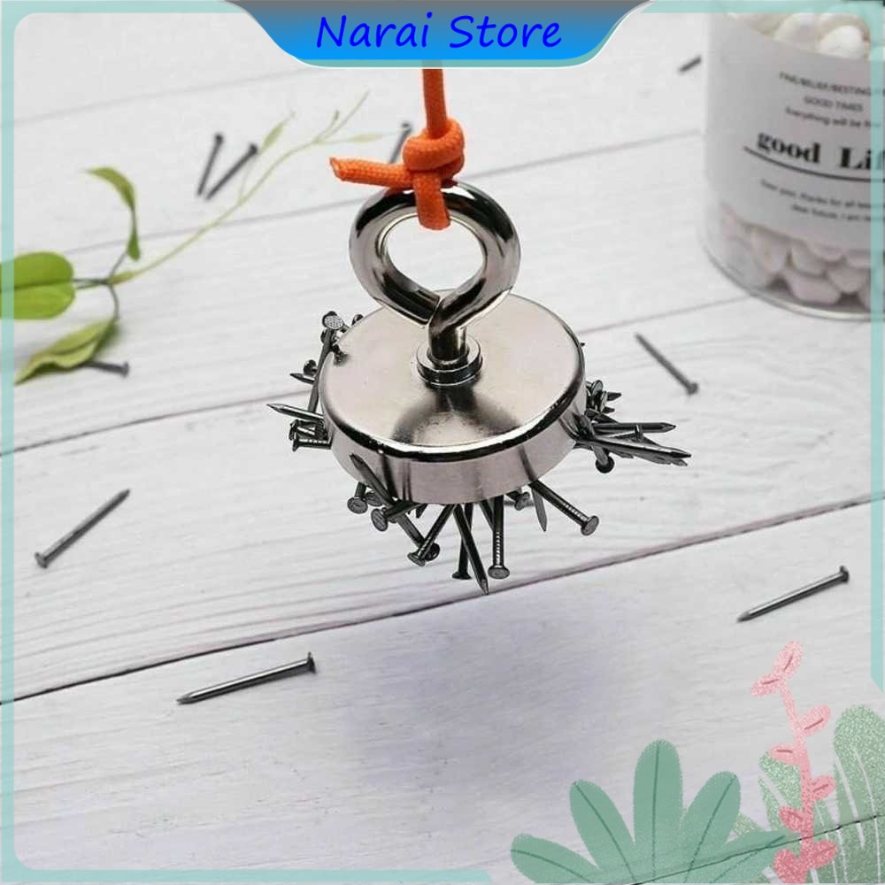 Jual Strong Neodymium Magnet Model Bulat 48mm 50-100KG | Shopee Indonesia