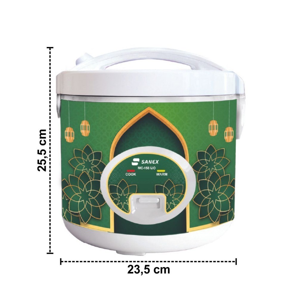Jual Rice Cooker Sanex MC-158 Penanak Nasi Magic com Magicom 1 liter ...