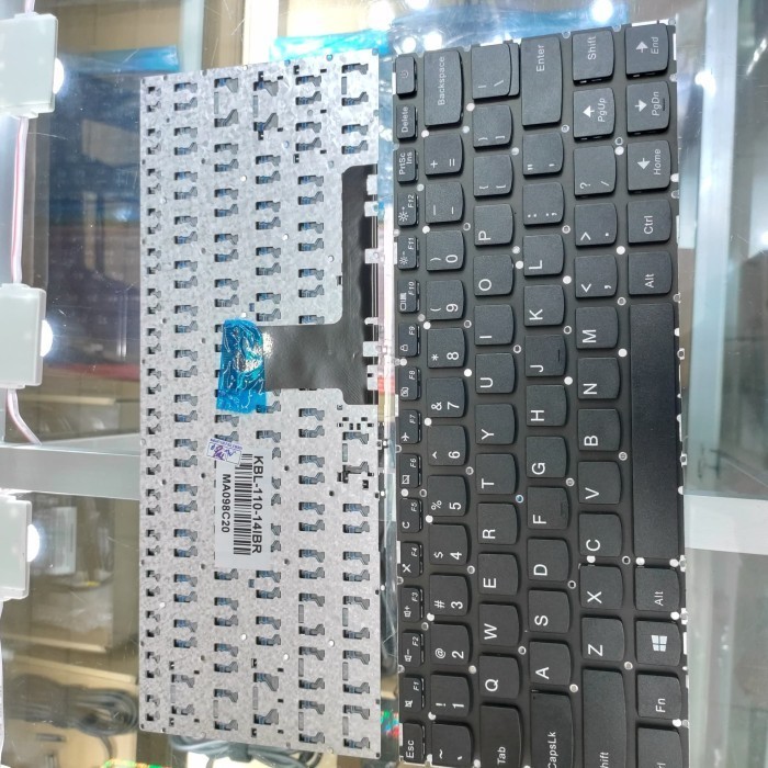 Jual KEYBOARD LAPTOP LENOVO IDEAPAD 110-14IBR TOMBOL POWER 110 14AST ...