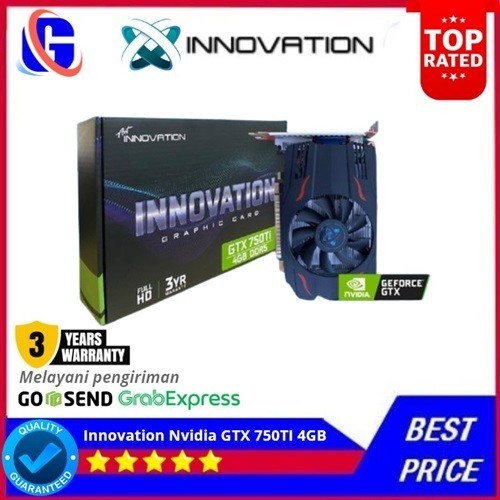 Jual VGA Innovation Nvidia GTX 750 Ti 4 GB GDDR5 128-bit HDMI/DVI/VGA ...