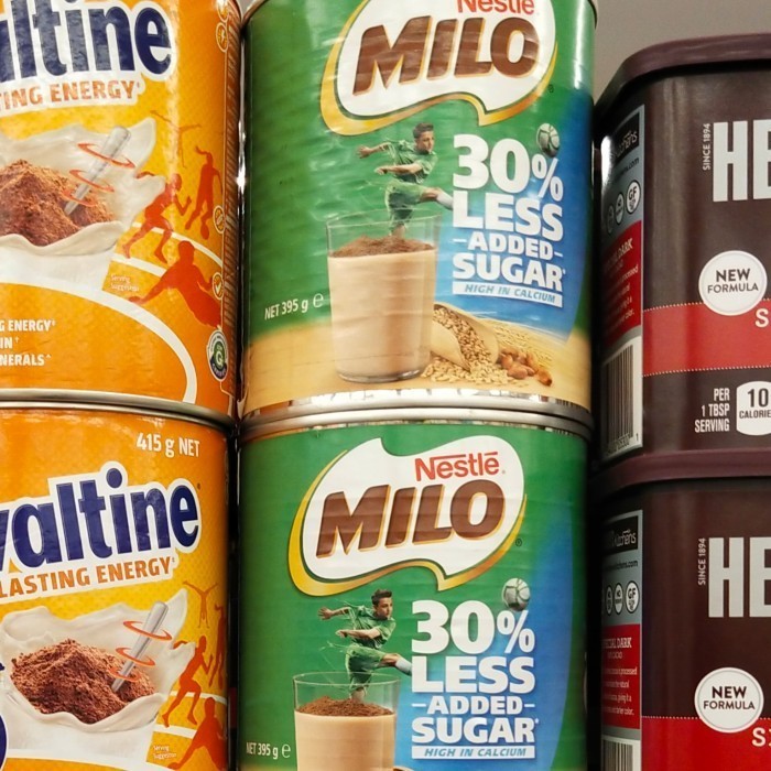 Jual Milo 30%less sugar can 395gr chocolate drink minuman coklat ...