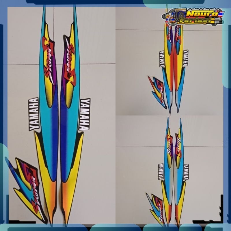 Jual Stiker Striping Yamaha sigma 1999 2000 Lis body standar bagus ...