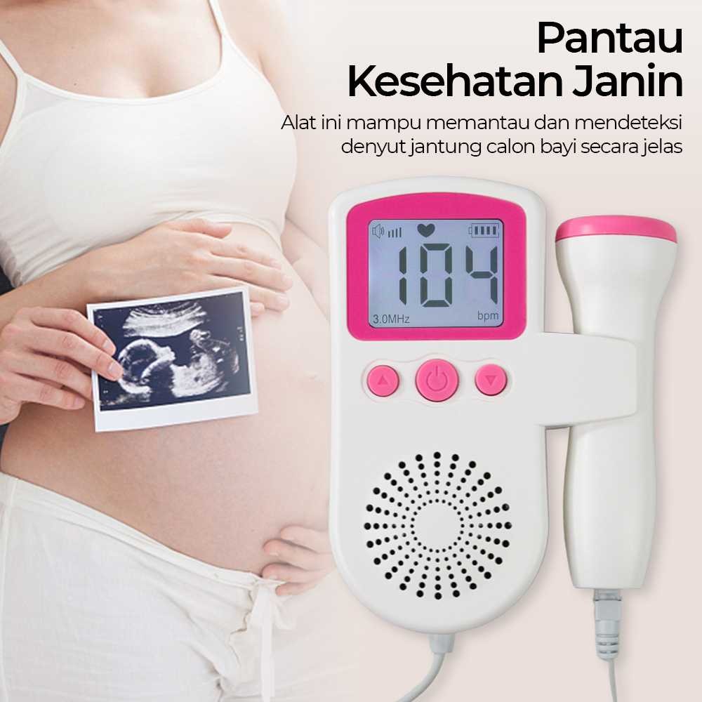 Jual Alat Deteksi Jantung Janin TaffOmicron Fetal Doppler Heartrate Monitor - JSL-T501U | Shopee ...