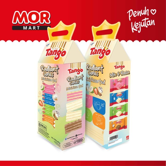 Jual Tango Wafer Mini Assorted Radiant Series 12 Pcs @4gr [1 Box ...