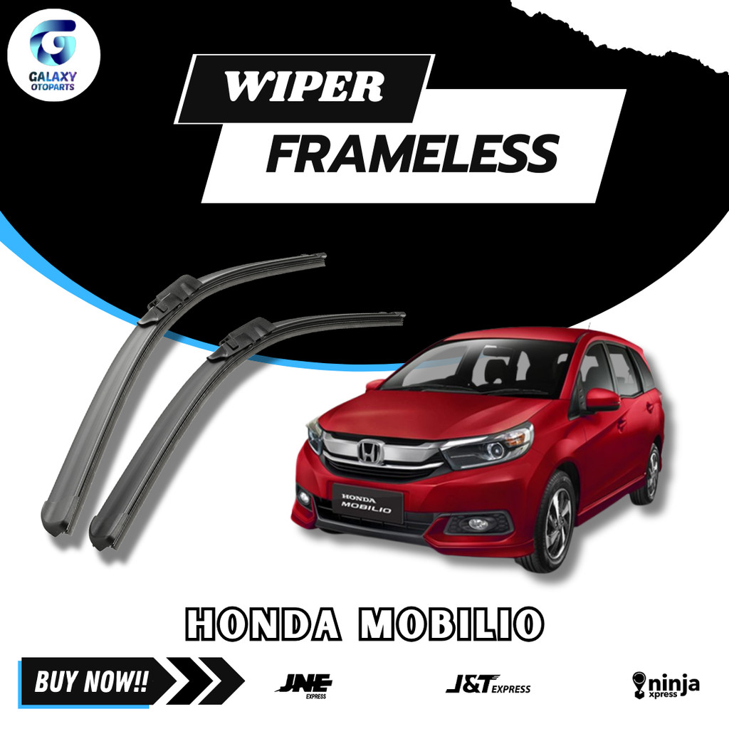 Jual Wiper Mobil Honda Mobilio Frameless Wiper Mobil Soft Sapuan Kaca