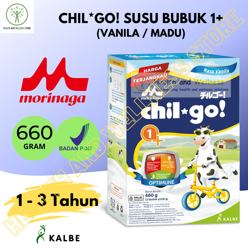 Jual MORINAGA CHIL GO POWDER 1+ SUSU BUBUK 660 GRAM 1-3 TAHUN CHILGO! CHIL GO! | Shopee Indonesia