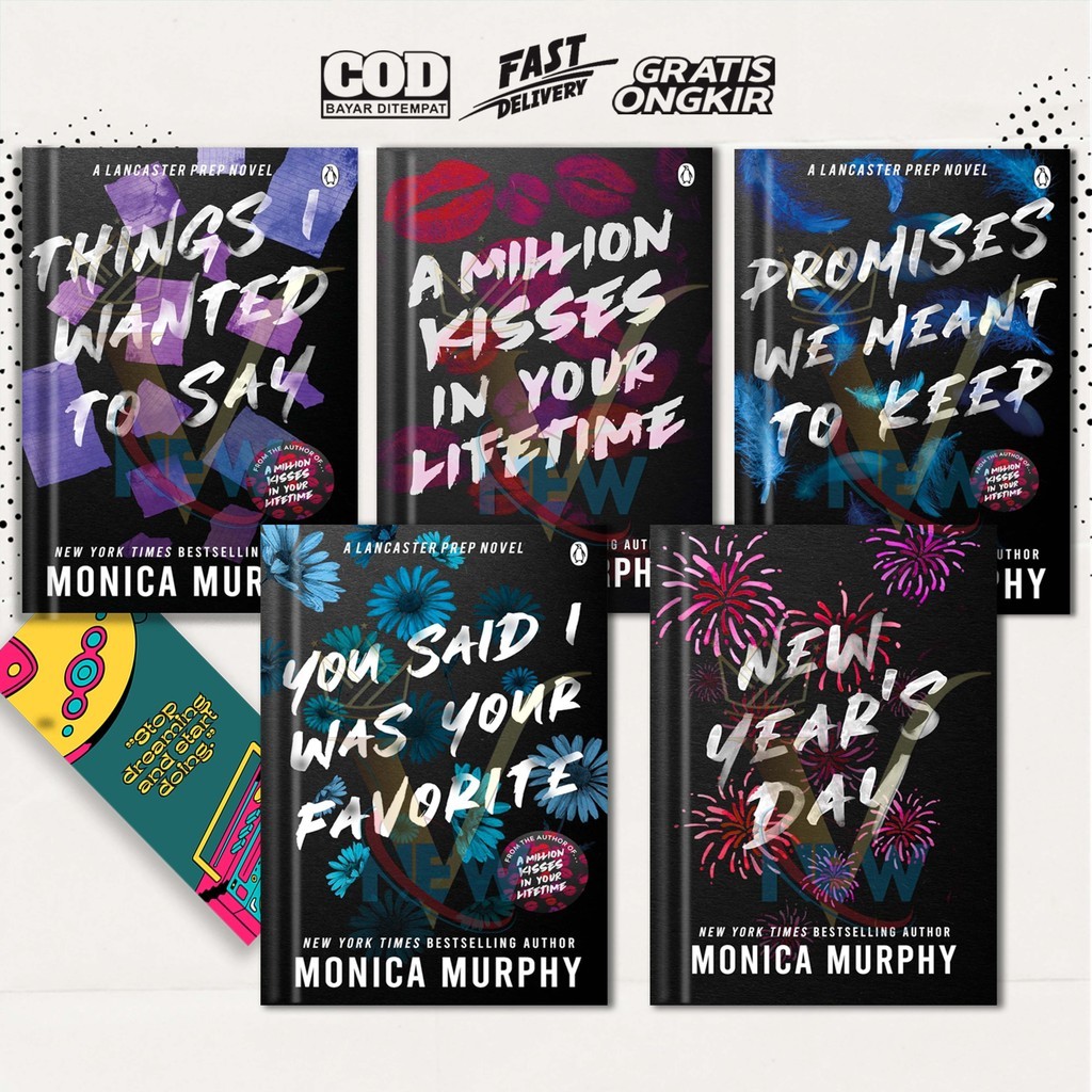 Jual Things I Wanted To Say Monica Murphy - Lancaster Prep (6 book ...