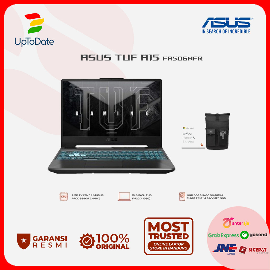 Jual ASUS TUF Gaming A15 FA506NFR-R725B1T-OM Ryzen 7 7435HS 8GB 512GB ...