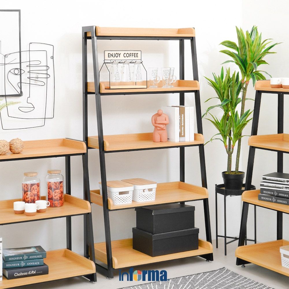 Jual Informa Mossy Neo Rak 5 Tingkat - Cokelat Oak Organizer Serbaguna ...