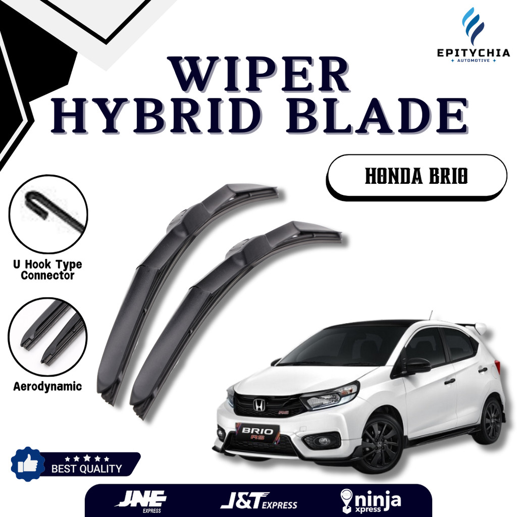 Jual Wiper Hybrid Blade Mobil Honda Brio Satya RS Hybrid Blade 1 Set (2 ...