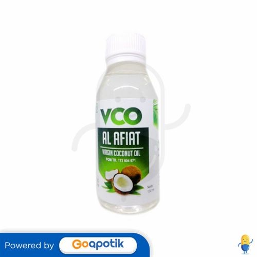 Jual Al Afiat Vco Virgin Coconut Oil 130 Ml Botol | Shopee Indonesia