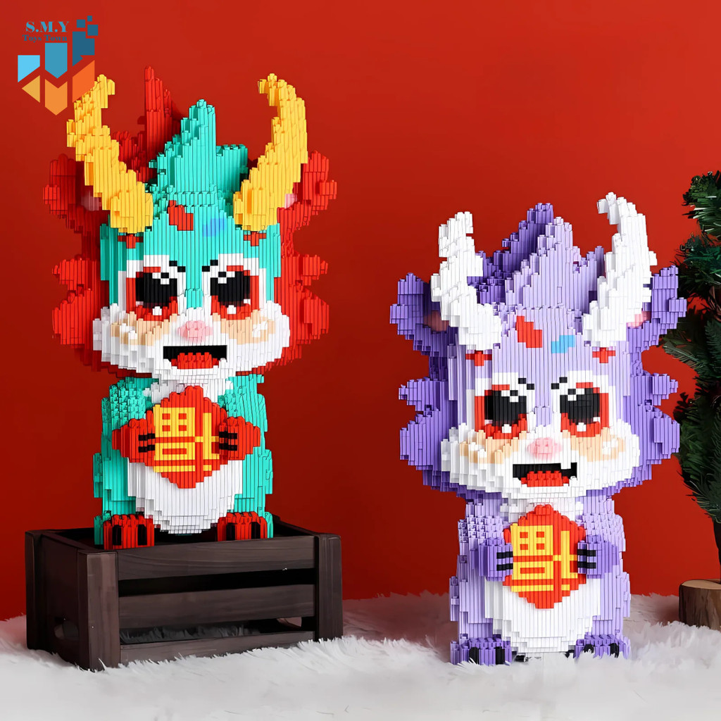 Jual SMY Toystown CNY Fulong Big Nano Block Bricks Mainan Balok Susun ...