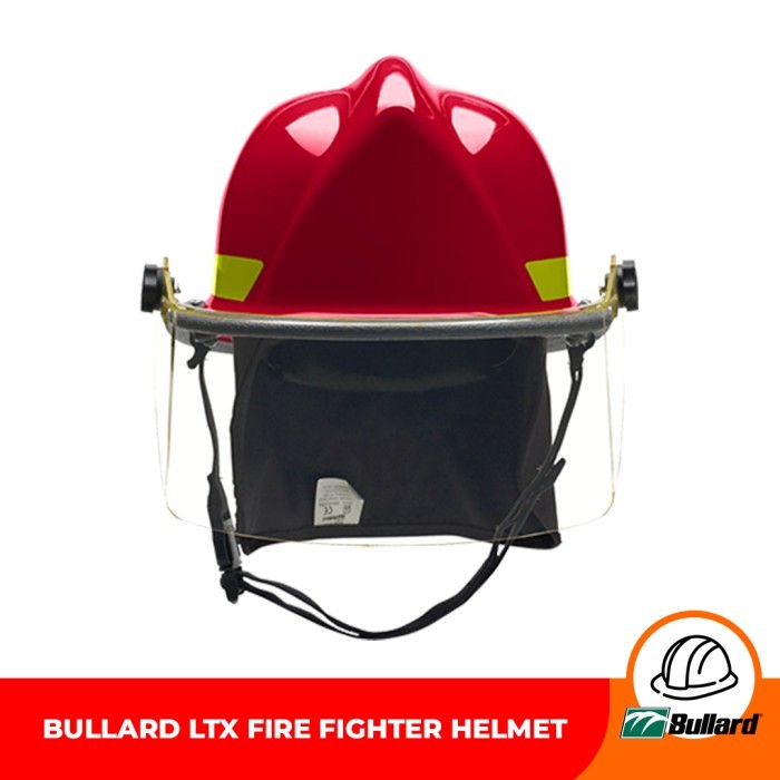 Jual Helm Safety Pemadam Bullard LTX Fire Fighter Helmet Red Standar ...