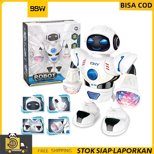 Jual COD 2022 Yang baru Listrik Robot dengan Musik Ringan Dazzle Menari Ruang RobotRobot dengan ...