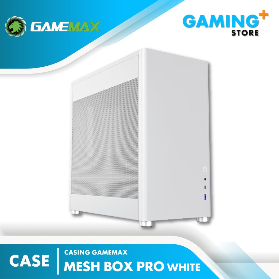 Jual GameMax Casing Mesh Box Pro White ATX Gaming PC Case | Shopee Indonesia