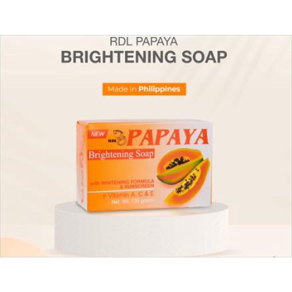 Jual Sabun Papaya 135 gram / Sabun Wajah Papaya Brightening Soap ...
