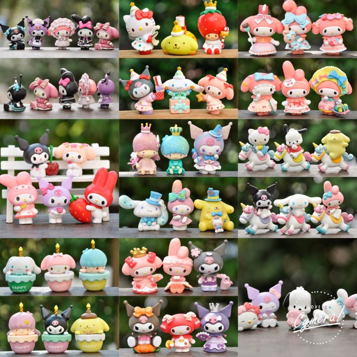 Jual Mainan Hello Kitty Kuromi Cinnamoroll Sanrio / Figure Sanrio ...
