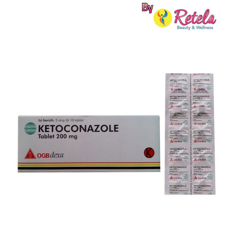 Jual KETOCONAZOLE 200MG 1 STRIP 10 TABLET | Shopee Indonesia