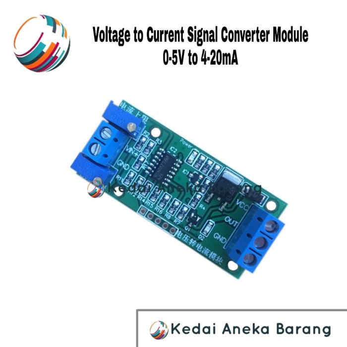 Jual Voltage to Current Signal Converter Module Modul 0-5V to 4-20mA ...