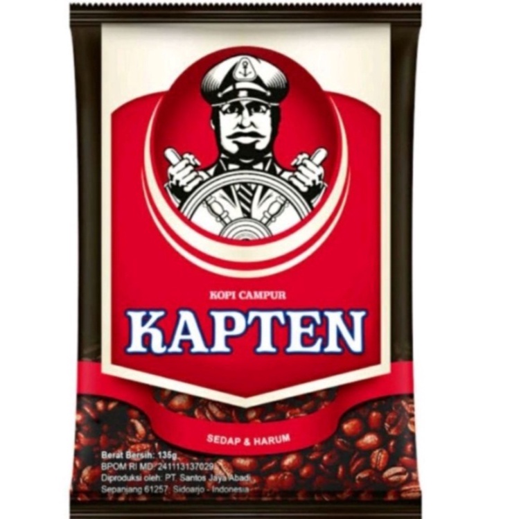 Jual KAPAL API GROUP Kopi Kapten 60gr ORIGINAL | Shopee Indonesia