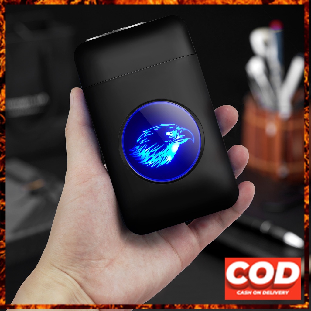 Jual Firetric Kotak Roko Cigare Case Box LED with Korek Api Elektrik ...