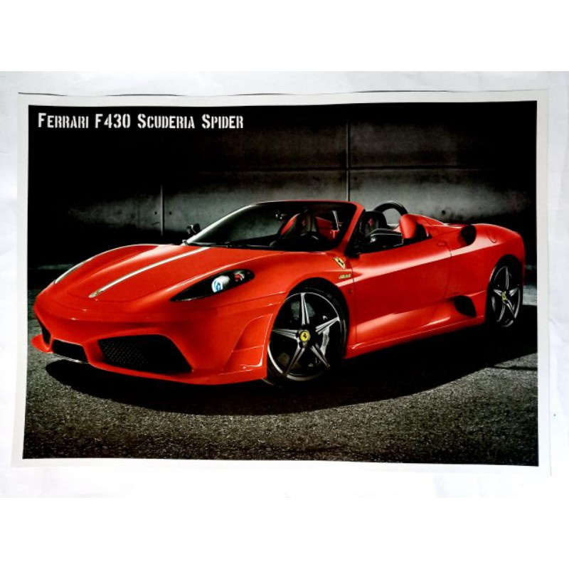 Jual POSTER MOBIL UKURAN BESAR 70X50 CM MURAH | Shopee Indonesia