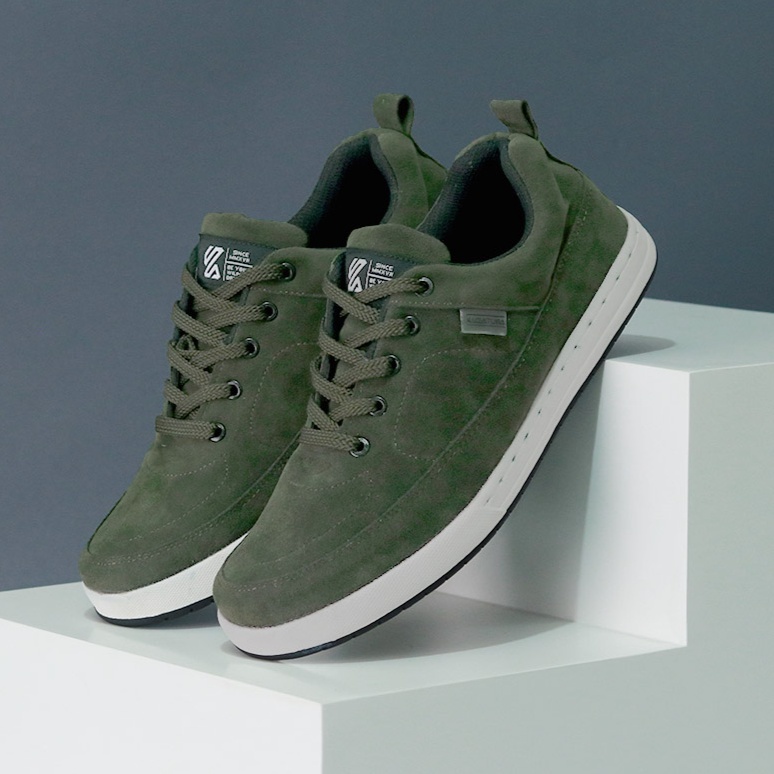 Jual EVO ARMY - Sepatu Sneakers Pria Casual Distro Man Shoes Suede ...