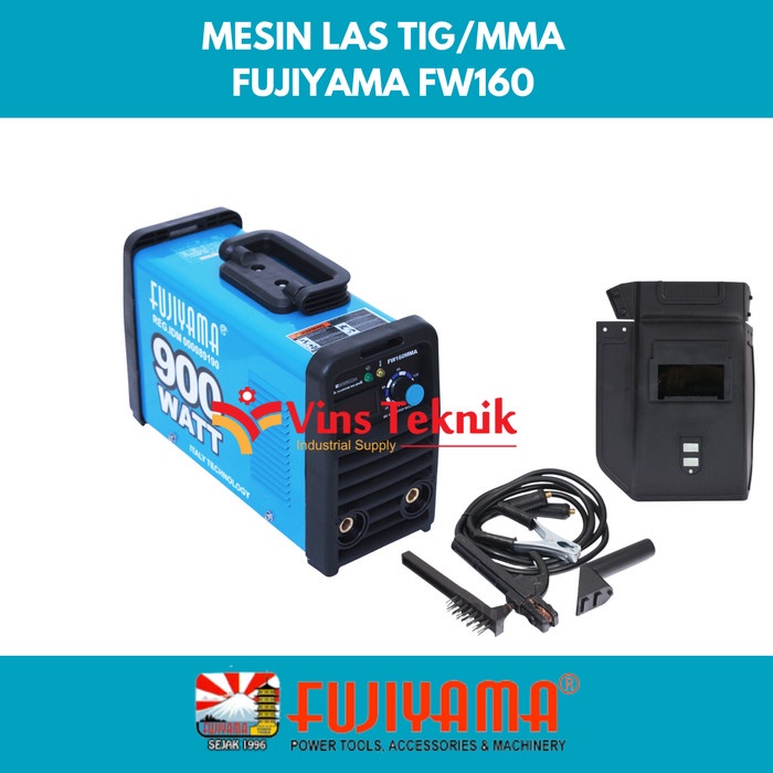 Jual TIG/MMA IGBT Inverter Welding 160 A Mesin las 160A FUJIYAMA FW160 | Shopee Indonesia