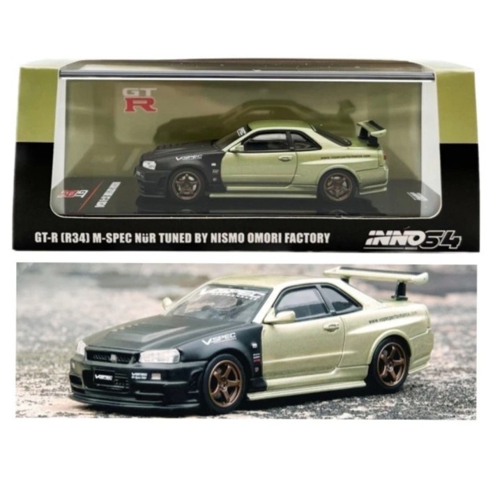 Jual Nissan Skyline GTR R34 Tuned by Nismo Omori Factory Inno64 ...