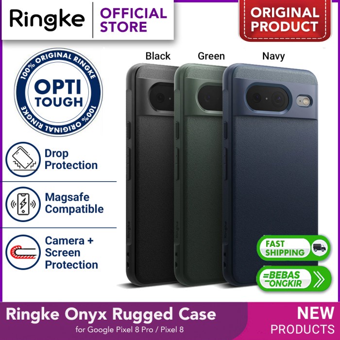 Jual Ringke Onyx Case Google Pixel 8 Pro / 8 - Slim Casing | Shopee ...