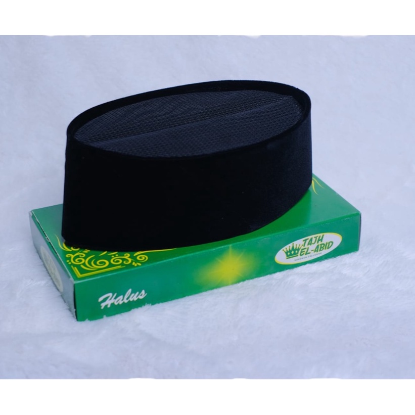 Jual PECI HITAM SONGKOK FULL AC KOPIAH PREMIUM Hitam Polos Full AC ...