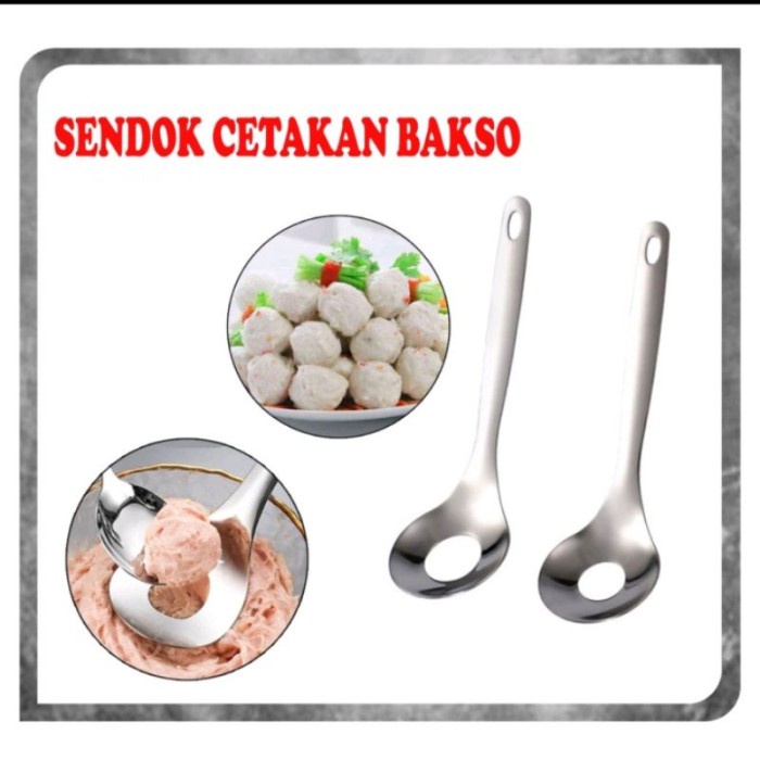 Jual TIRTA SENDOK CETAKAN BAKSO BULAT MANUAL STAINLESS STEEL | Shopee ...