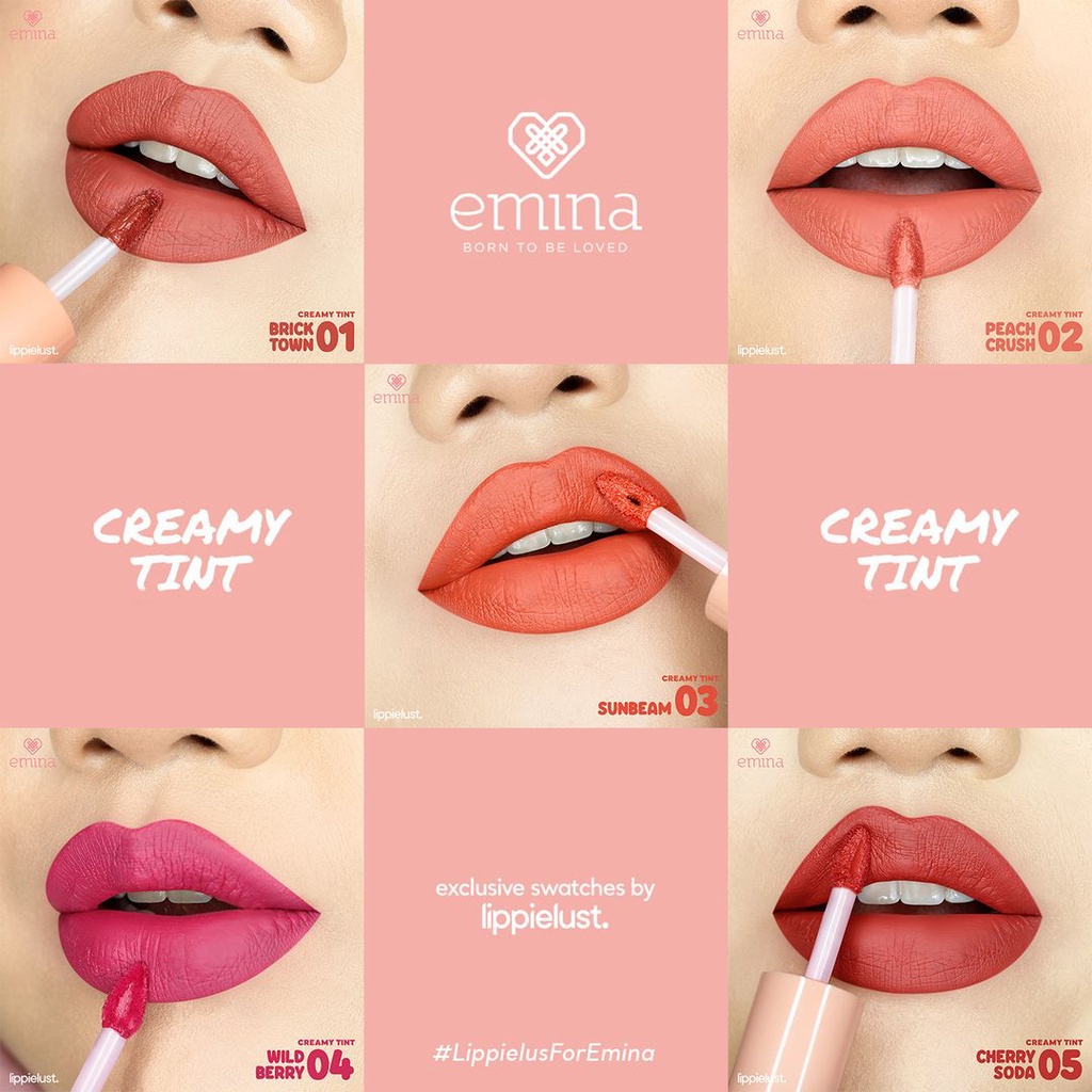 Jual Emina Creamy Tint 3.6gr creamytint lip tint liptint pewarna bibir ...