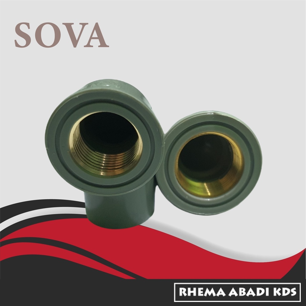 Jual Fitting Sambungan Pralon Pipa Pvc - Knee Drat Dalam / KDD Kuningan ...