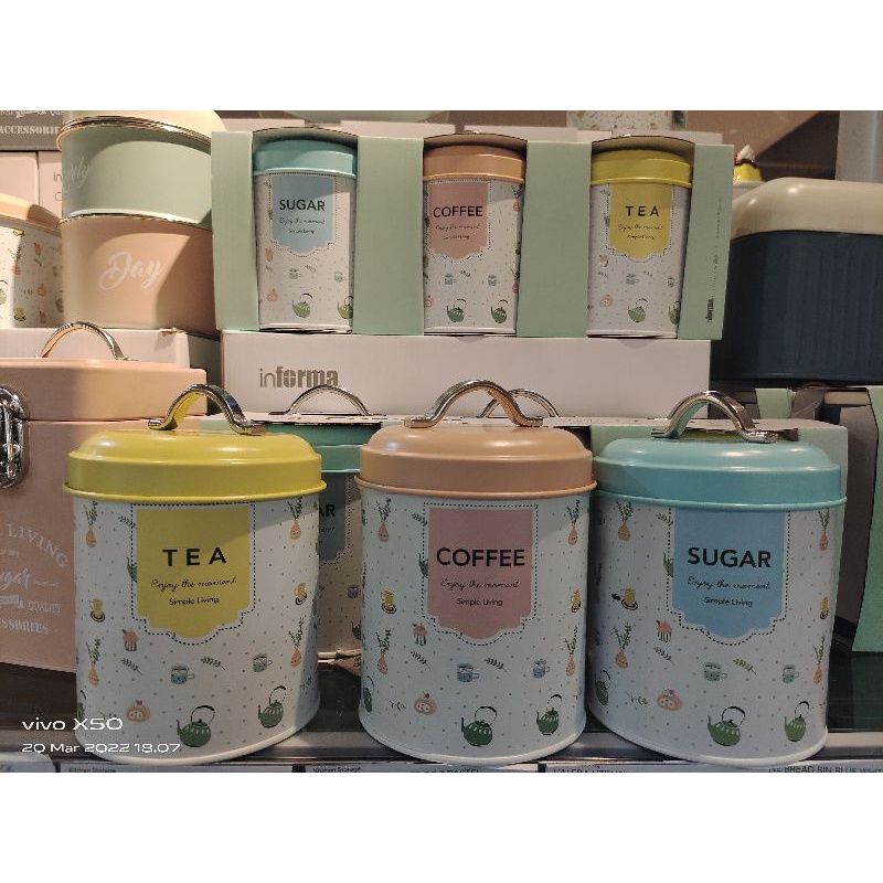 Jual Informa set canister valera / Tempat tea gula cofee / Tempat ...