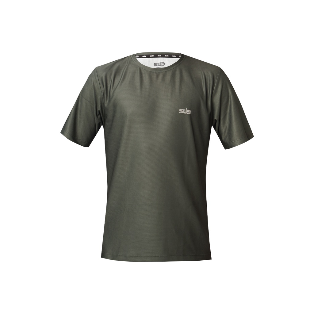 Jual Sub Jersey Running Tee Trail Men Moss Green Baju Lari | Shopee ...
